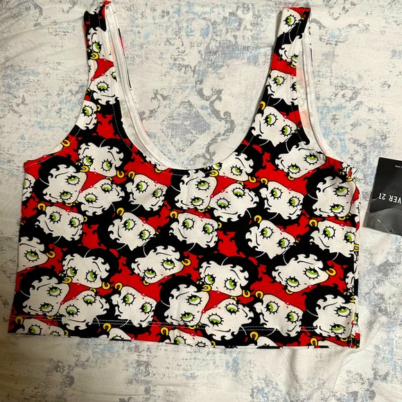 Forever 21 | Tops | Betty Boop Crop Top | Poshmark
